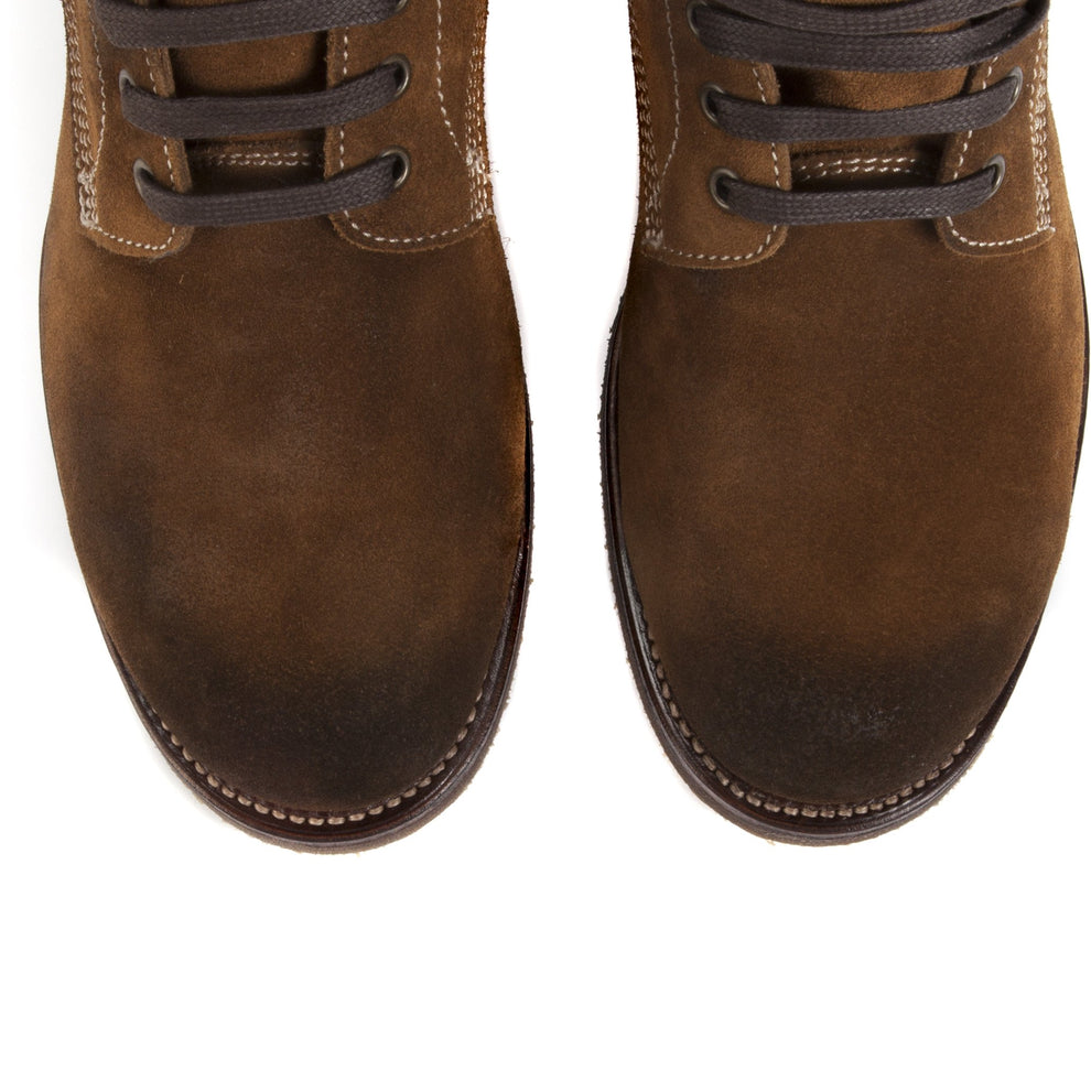 Mens Handmade Leather Military Tan Boondocker Boots - Ranch Road Boots™