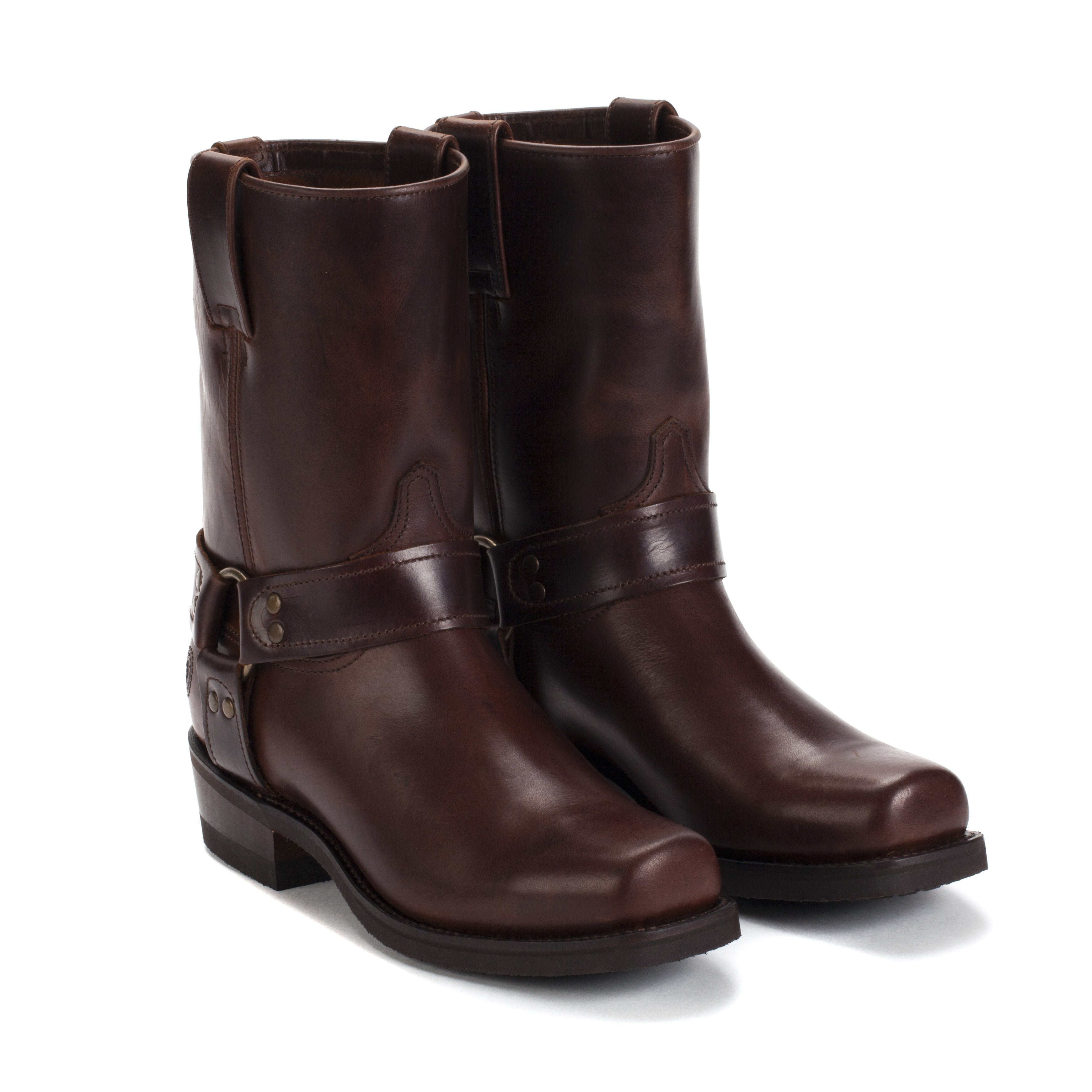 Mens Honcho Brown - Handmade Leather Moto Boots - Ranch Road Boots™